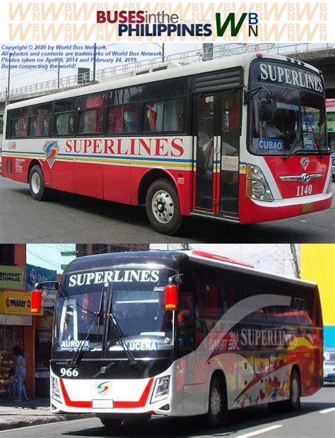 Buses In The Philippines Superlines Transportation Co Inc Bus Fleets Then And Now Then
