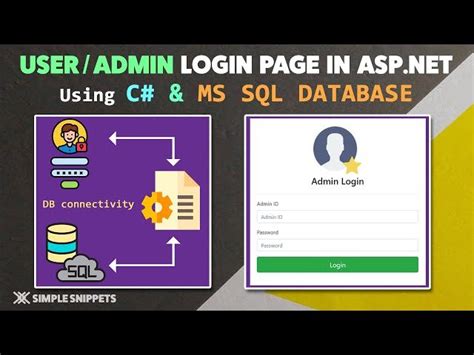 Free Video Multi User Login Page With Aspnet C And Ms Sql Database