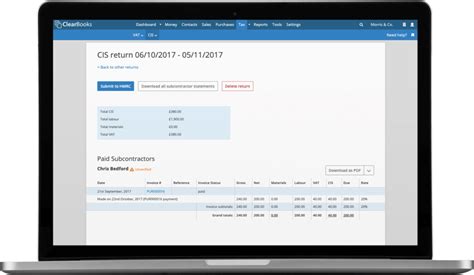 Cis Software Construction Industry Scheme Accounting Software Clear
