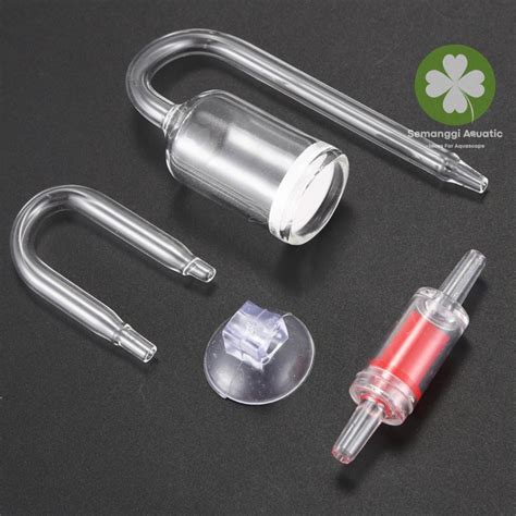 Jual 4 In 1 Paket Diffuser Co2 Glass Diffuser Co2 Glass U Shape