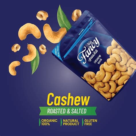Fancy Nuts Roasted And Salted Cashew 125 G Online At Best Price Lulu Uae