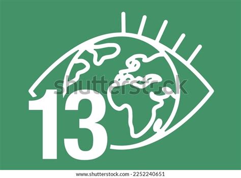 Sustainable Development Goals 13 Climate Action Stock Vector Royalty