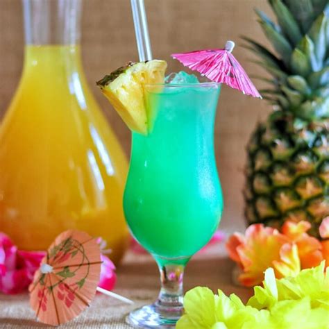 Blue Hawaii Mocktail Recipe Fab Everyday