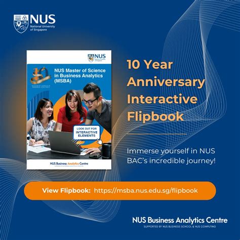 Nus Masters Of Science In Business Analytics Msba On Linkedin Nusmsba Businessanalytics