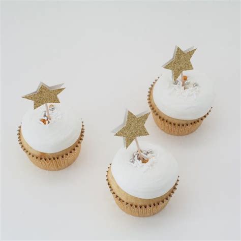 Twinkle Twinkle Cupcake Kit Gold Star Cupcake Kit Gold Star Cupcake