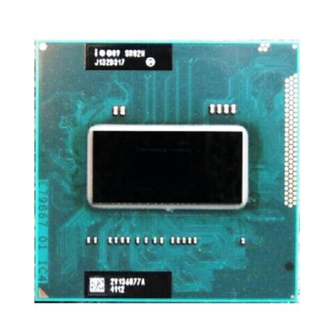 Intel Core I7 3540m I7 2760qm I7 2860qm Socket G2 Cpu Processor Ebay