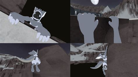 Protogen Cliffhanging By Pizzapie1998 On Deviantart