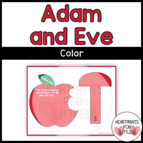 Adam And Eve Bible Craft Garden Of Eden Sunday School Activity For