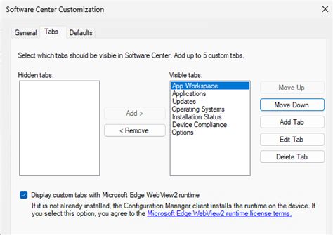 Integrating Application Workspace Into Software Center Recast Software