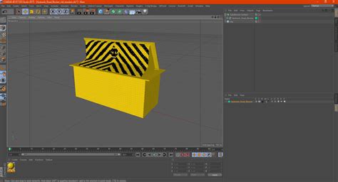 Hydraulic Road Blocker 3d Model 12 3ds Blend C4d Fbx Max Ma