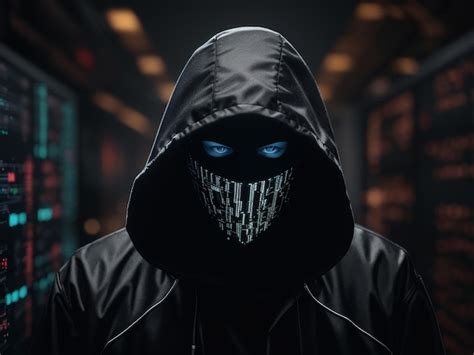 premium ai image cybersecurity alert dark hacker hacks network 0