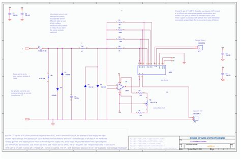 Current Amp Digital Control Dmm Project Electronics Circuits