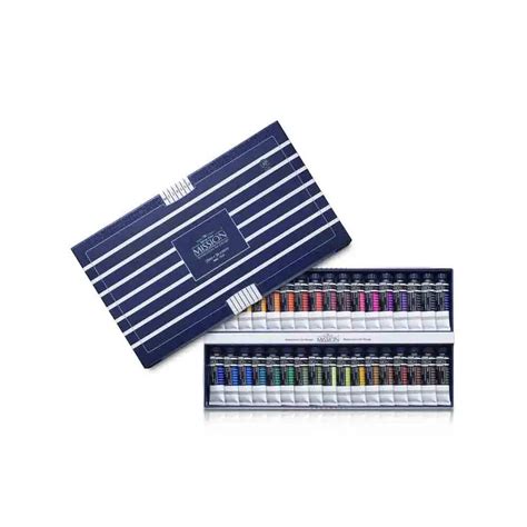 Mijello Mission White Class Designer Gouache Set Of 34 Tubes X 15 Ml