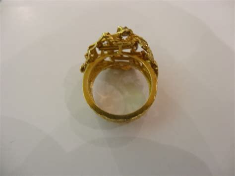 Alan Gard Ring With 3 Diamonds