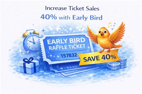 Early Bird Raffle Boost Ticket Sales By 40