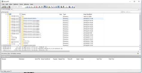 Securefx打开两个窗口，即本地窗口和远程窗口securefx 本地的目录 远程目录 同时显示 Csdn博客