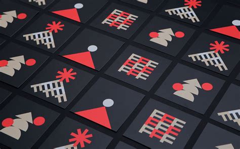 Behance For You Card Design Minimalist Christmas Card Christmas