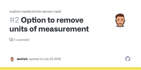 Option To Remove Units Of Measurement Issue Custom Cards Circle Sensor Card GitHub