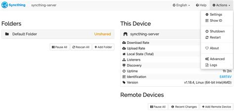 Sync Things With Syncthing Fudongs Blog