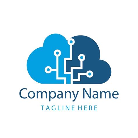 Premium Vector Cloud Technology Logo