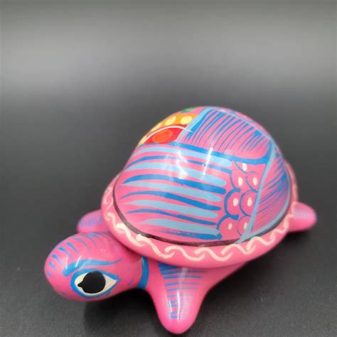 Hand Painted Ceramic Turtle Trinkitdish