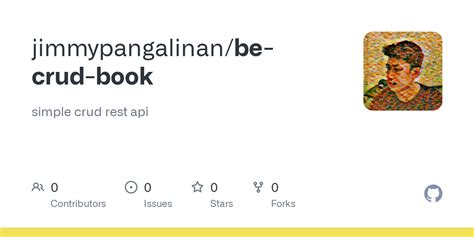 GitHub Jimmypangalinan Be Crud Book Simple Crud Rest Api