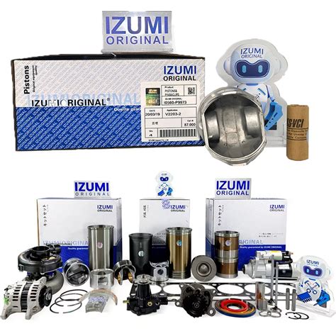Izumi D1503 Engine For Kubota Piston Set Main Bearing Full Gasket Kit Crankshaft 3 Cylinder