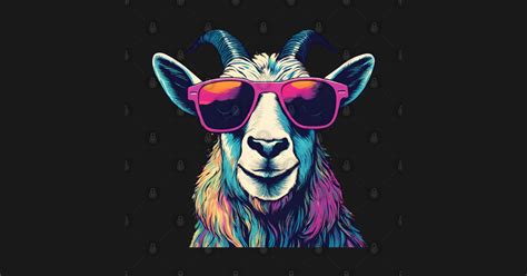 Billy Goat With Sunglasses Colorful Billy Strings T Shirt Teepublic