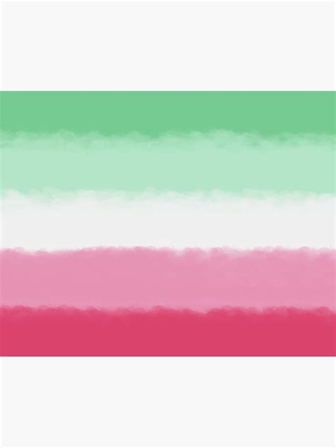 Abrosexual Pride Flag Poster For Sale By Lgbtcottage Redbubble