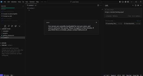Unable To Use Cursor Chat Bug Reports Cursor Community Forum