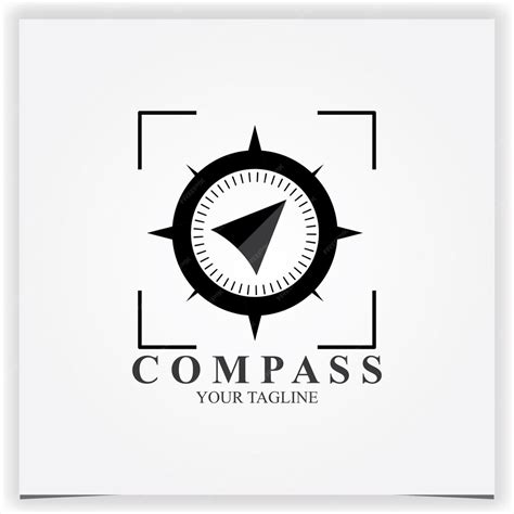 Premium Vector Modern Compass Logo Premium Elegant Template Vector Eps 10