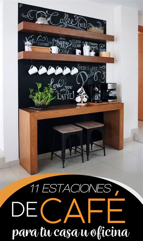 Estación De Café En Casa Office Coffee Bar Ideas Small Spaces Office