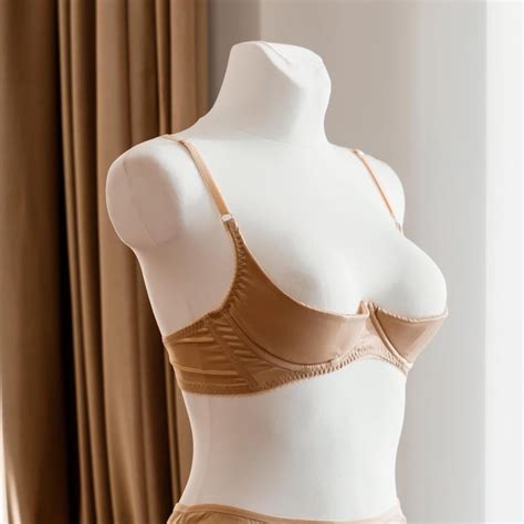 Open Shelf Bra With Support Quarter Cup Bra Plus Size See Through