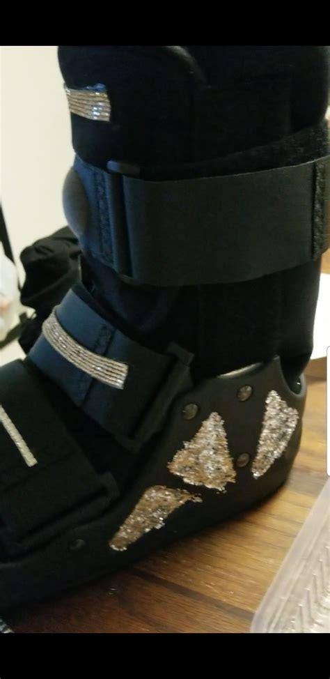 Pin On Cam Walker Boot Customizations