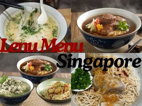 Tai Er Menu Singapore With Prices