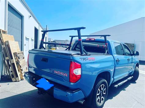 Tundra Aluminum Retractable Bed Cover And Rack Set By Ouo