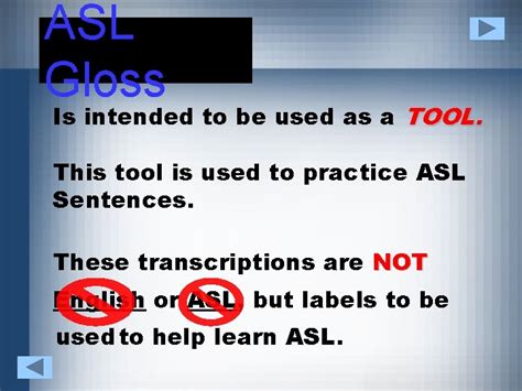 Asl Agloss Labeling System For American Sign Language