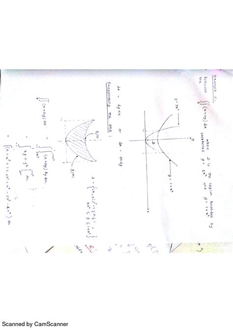 Solution Examples For Double Integral Studypool