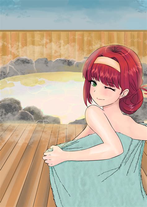 Artstation Go To Onsen With Me