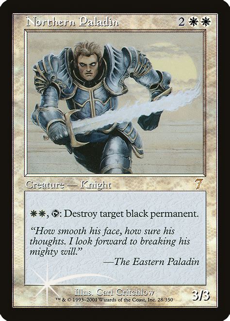 Northern Paladin · Seventh Edition 7ed 28★ · Scryfall Magic The