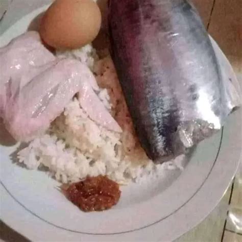 6 Potret Nasi Dengan Lauk Mentah Ini Nyeleneh Bikin Nafsu Makan Hilang Hot Liputan6 Com