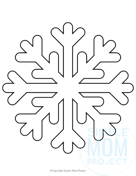 Printable Snowflake Stencils