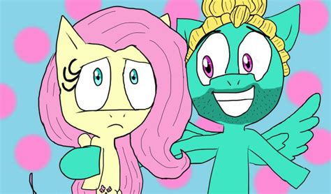 Fluttershy And Zephyr Breeze By Spinningtop397 On Deviantart