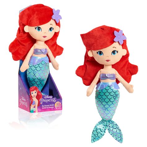 Disney Princess So Sweet Princess Ariel 135 Inch Plush With Red Hair
