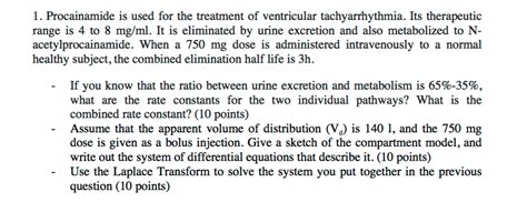 Procainamide Is Used For The Treatment Of Ventricular