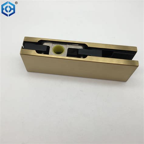 Ech Satin Brass Stainless Steel Glass Door Patch Fitting Buy Bottom