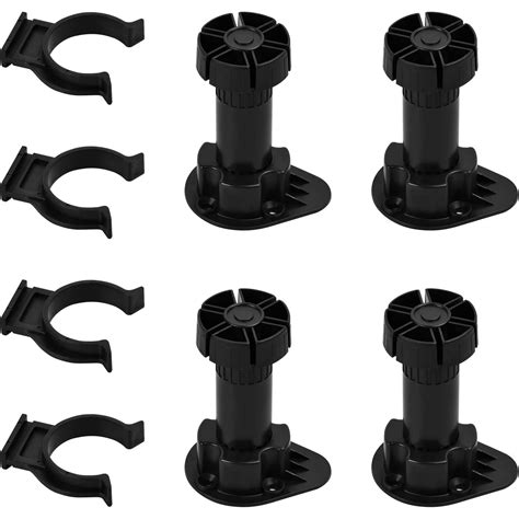 Juego De 4 Patas De Gabinete De Plástico Patas De Muebles De Plástico