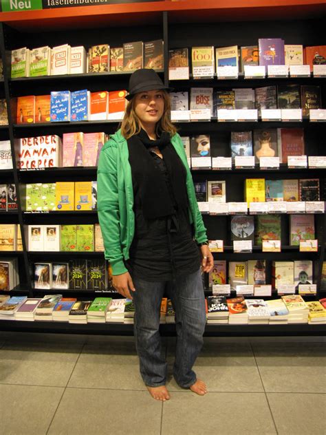 Anna Barefoot In A Book Store By Burkhard1955 On Deviantart