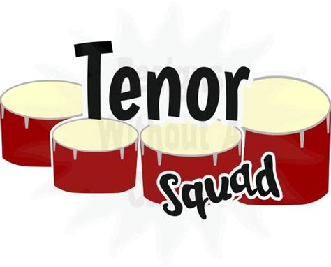 Tenor Squad Svg Dxf Png Etsy