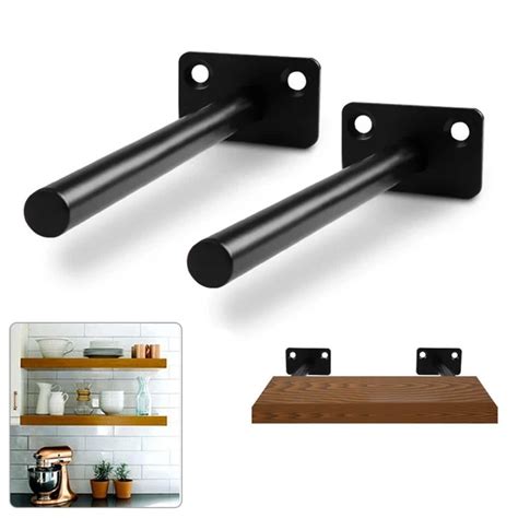 Floating Hidden Shelf Bracket Metal Brackets Wall Shelves Supports Concealed Eur 582 Picclick Fr